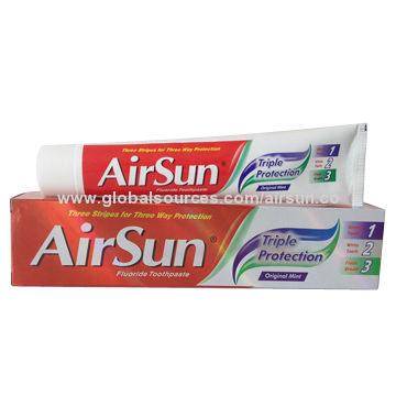 Airsun Triple Protection Toothpaste With Color Stripes $0.1 - Wholesale ...