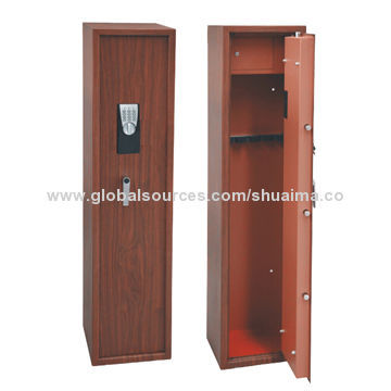 Buy Wholesale China Digital Lock Wood Grain Gun Safes With 3 + 1 + 1 ...