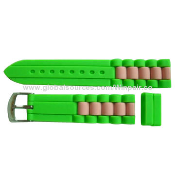 Buy Wholesale China Customized Plastic Watch Strap, Made Of Silicone ...