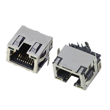 Low Profile RJ45 Connectors, 11.3mm Height, LED Optional, - Buy China ...