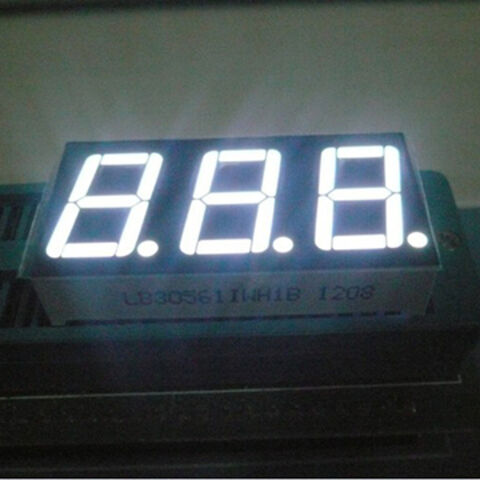 Ultra White Three-digit 0.56-inch 7-segment Led Display For Digital Indicators - China Wholesale ...