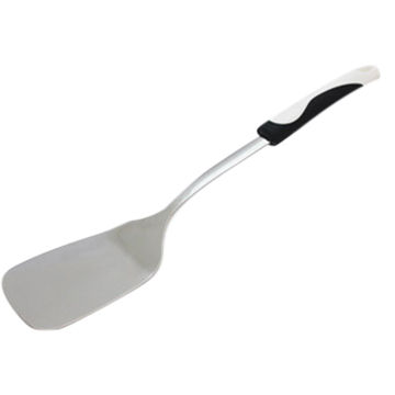Stainless Steel Kitchen Turner with Rubberized Handle, Kitchen Turner ...