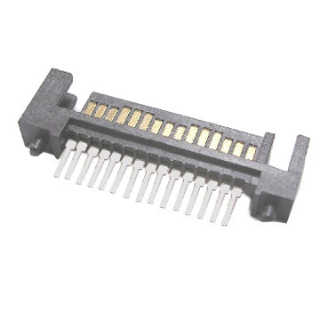 Buy Wholesale Taiwan Sata Connector, Sata 15p Dip Vertical Male W/ Dual ...