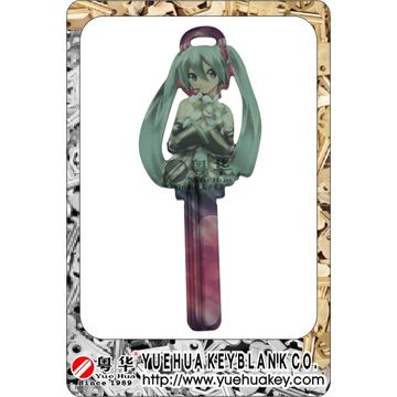 Buy Wholesale China Hatsune Miku Cartoon Key Blanks, Color Key Blanks ...