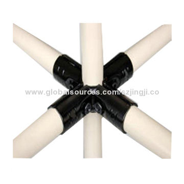 5 Way Metal Pipe Joint Detachable Pipe Rack Fitting for Racking System ...