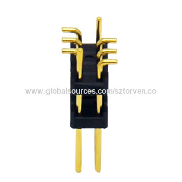 Machined Pin Connector, 2.54mm Pitch, SMT Dip, 04~80pins, Machined Pin ...