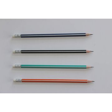 Buy Wholesale China Triangle Hb Pencils With Strip And Eraser ...