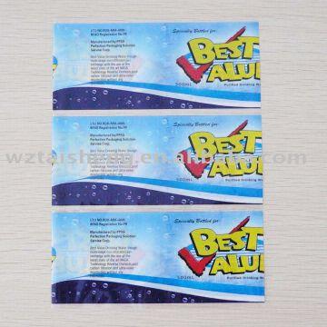 Buy Wholesale China Mineral Water Bottle Label&sleeves&tube &pvc Shrink ...