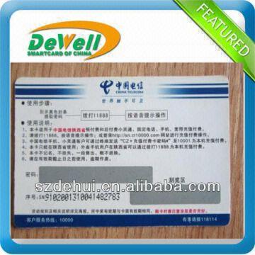 Buy Wholesale China Mobile Scratch Cards 1.4 Color Full Printing 2.any ...