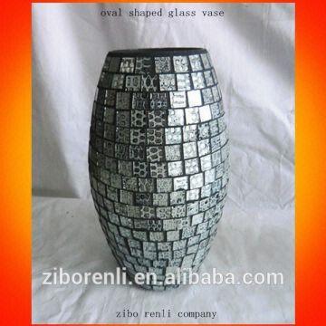 Oval Shaped Glass Vase 1.oval Shape 2.use:home Table Decoration 3 ...