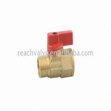 Buy Wholesale China Copper Mini Ball Valve material: Brass surface ...