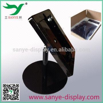 Adjustable Metal Stand 1. Pole Top:30mm 2.secure With Tamper-proof ...