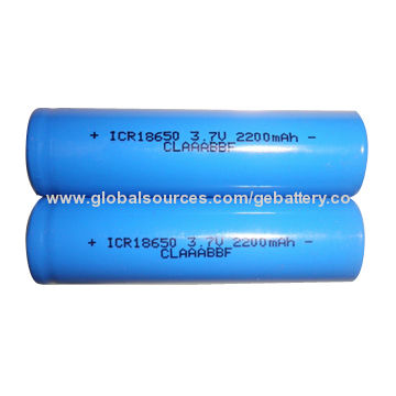 Buy Wholesale China 3.7v Rechargeable 18650 2200mah Lithium-ion Battery ...
