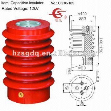 Buy Wholesale China Cg10-105 Capacitive Cast Epoxy Insulator Worked ...