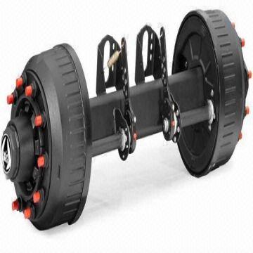 Semi Trailer Axle 10 Bolts Axle 127mm Round Tube; 120mm/150mm Square ...