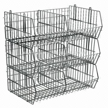 Buy Wholesale China It's Free Floor Standing Basket Rack , each Tier Is ...