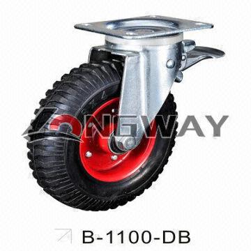 Bulk Buy China Wholesale Rubber Caster With Steel Core, for Waste Bin ...