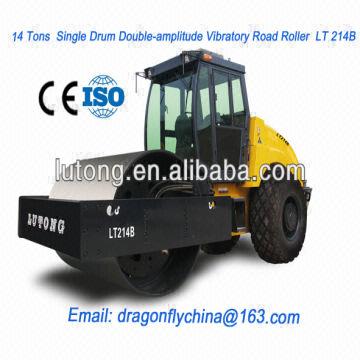 Buy Wholesale China 14 Tons Single Drum Double-amplitude Vibratory Road ...