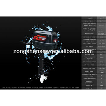 Chinese 2 Stroke 8hp Outboard Motor From Chongqing Zongshen Selva ...