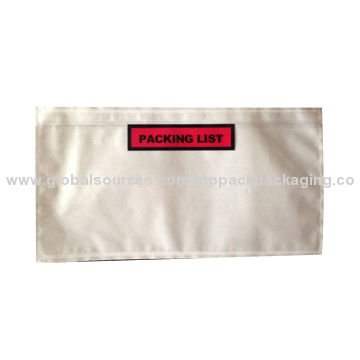 Buy Wholesale China Packing List Envelope, Self-adhesive, Printing ...