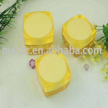 Buy Wholesale China Luxury Square Transparent Cream Container Acrylic ...