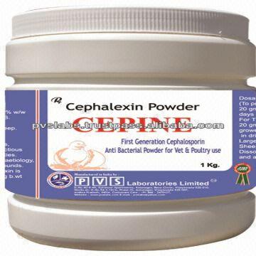 Buy Wholesale India Veterinary Drug Cephalexin Powder 7.5% & Veterinary ...
