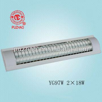 Grid Fluorescent Light Fixtures