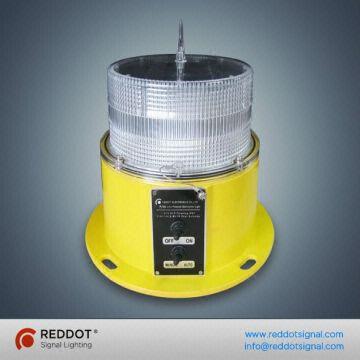 LED solar powered obstruction light/Solar aircraft warning light for ...