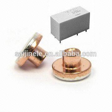 Buy Wholesale China Silver Plated Alloy Bimetal Relay Contact Point ...