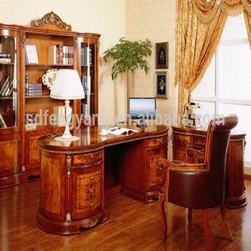 Antiuqe Office Desk/office Desk/european Style Office Desk/royal Office ...