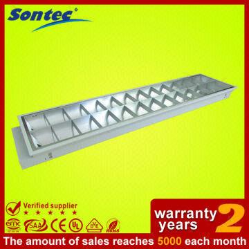 Buy Wholesale China T8 Compact Fluorescent Light Fixture 2x36w Grid ...