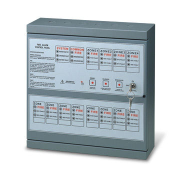 Fire Alarm Control Panel with Zone Visual Red Alarm and Yellow Trouble ...