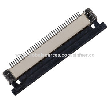 China 0.5mm pitch SMT FFC/FPC connector, bottom contact, RoHS compliant on Global Sources,SMT ...