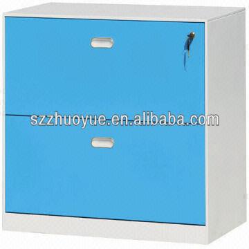 Buy Wholesale China White And Light Blue Lateral File Cabinet & White ...