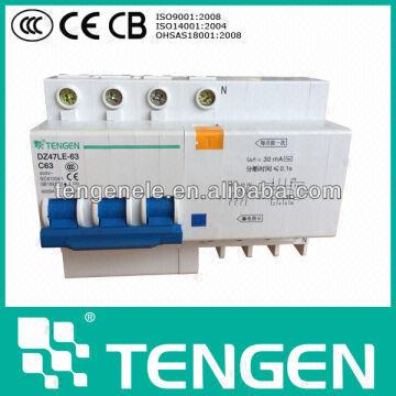 Buy Wholesale China Dz47le-63 63 Amp Residual Current Circuit Breaker & Dz47le-63 63 Amp ...
