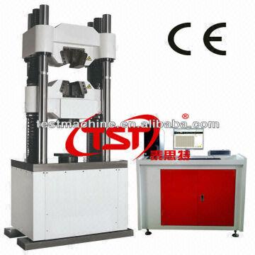 Steel Rebar Hydraulic Tensile Testing Machine+100Tons Deformed Rebar ...