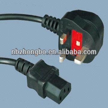 Buy Wholesale China Uk Power Cord With Iec C13 Connector/bs Power Cable ...