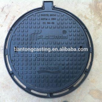 Ductile Iron Manhole Cover En124 D400 material:ductile Iron class:d400 ...