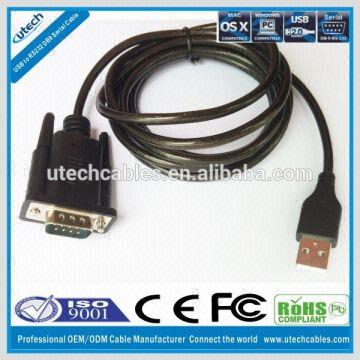Buy Wholesale China Ftdi Chipset Usb To Rs232 Db9 Serial Cable For ...