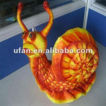 Buy Wholesale China Cute Red Mini Stuffed Animal Plush Snail & Cute Red ...