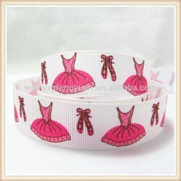Buy Wholesale China 3 Inch Printed Grosgrain Ribbon For Gift Packing ...
