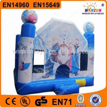 Buy Wholesale China Children Inflatable Frozen Bouncy Castle For Fun ...