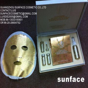 Buy Wholesale China 24k Gold Foil Leaf Facial Mask Kit & 24k Gold Foil ...