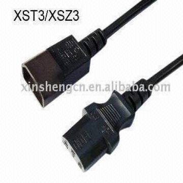 Buy Wholesale China Computer Extension Cord Iec 320 C13 To Iec 320 C14 ...