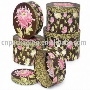 Buy Wholesale China Vintage Blooms Deluxe Nested Boxes 5 Piece Round ...