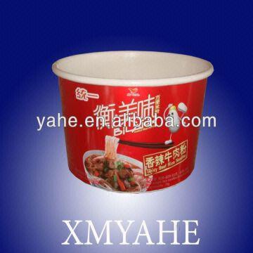 Buy Wholesale China Disposal Instant Noodle Paper Bowl Silver Cardboard ...