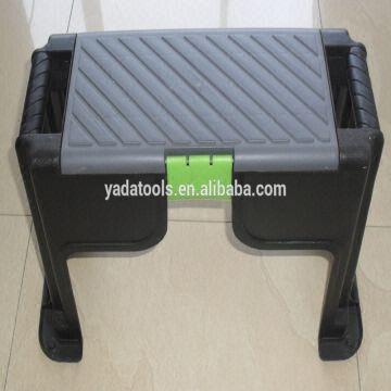 plastic PP EVA garden kneeler stool knee pad kneeling stool with tool ...