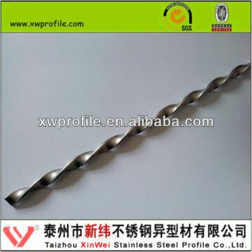 Buy Wholesale China Aisi 304 Stainless Steel Twisted Steel Square Bar ...