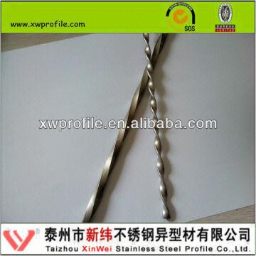 Buy Wholesale China Aisi 304 Stainless Steel Twisted Square Bar & Aisi ...