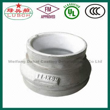 ASTM A536 FM UL ULC ductile iron pipe fitting 1/2 pipe reducers, - Buy ...